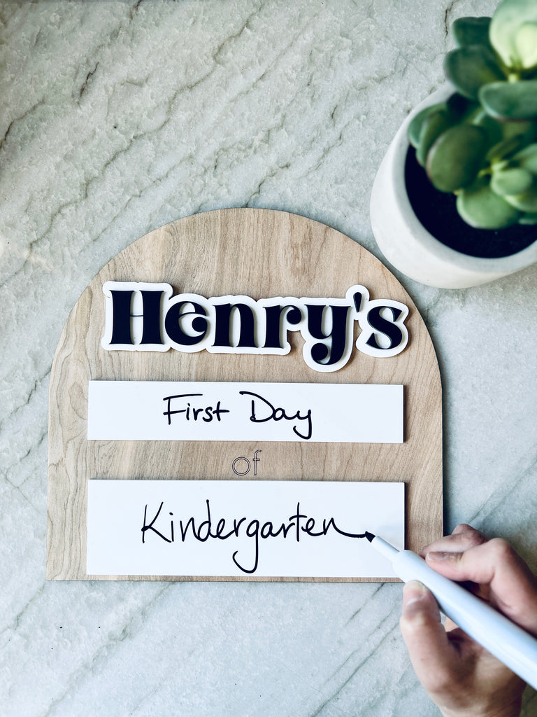 Reusable Back To School Sign – Illumination Custom Designs
